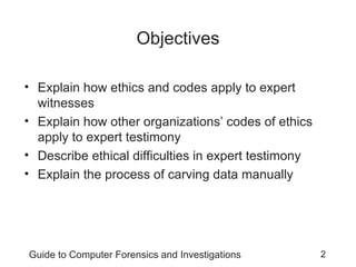Chapter 15 - Ethics for the Expert Witness.ppt