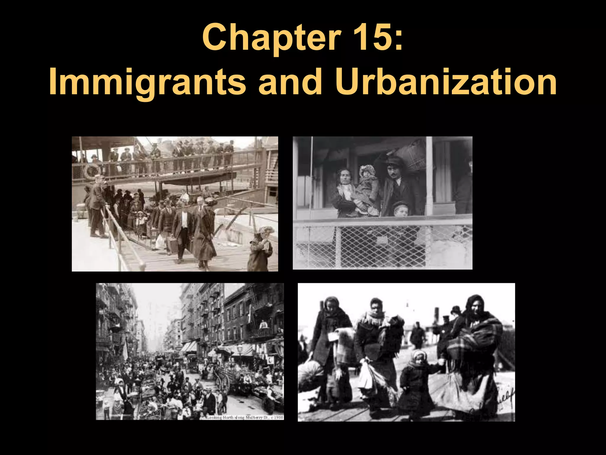 Chapter15 Immigration and Urbanization | PPTX