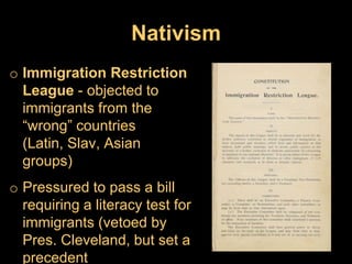 Chapter15 Immigration and Urbanization | PPTX