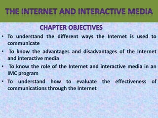 Chapter 15 internet and interactive media | PPTX