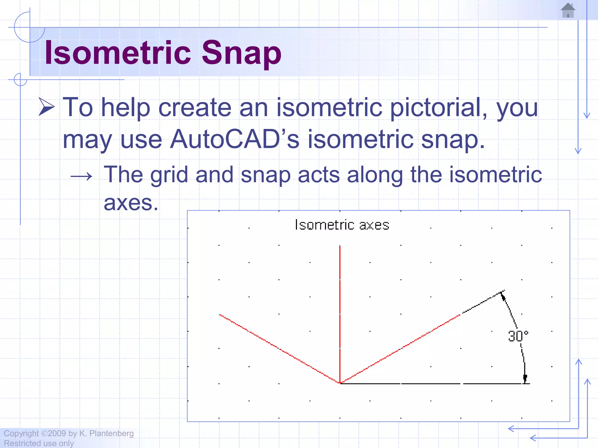 Chapter 15 isometric pictorials in auto cad 2010 | PPTX