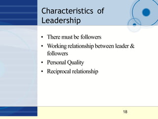 Leadership in Management - Styles, Approaches and Theories | PPTX