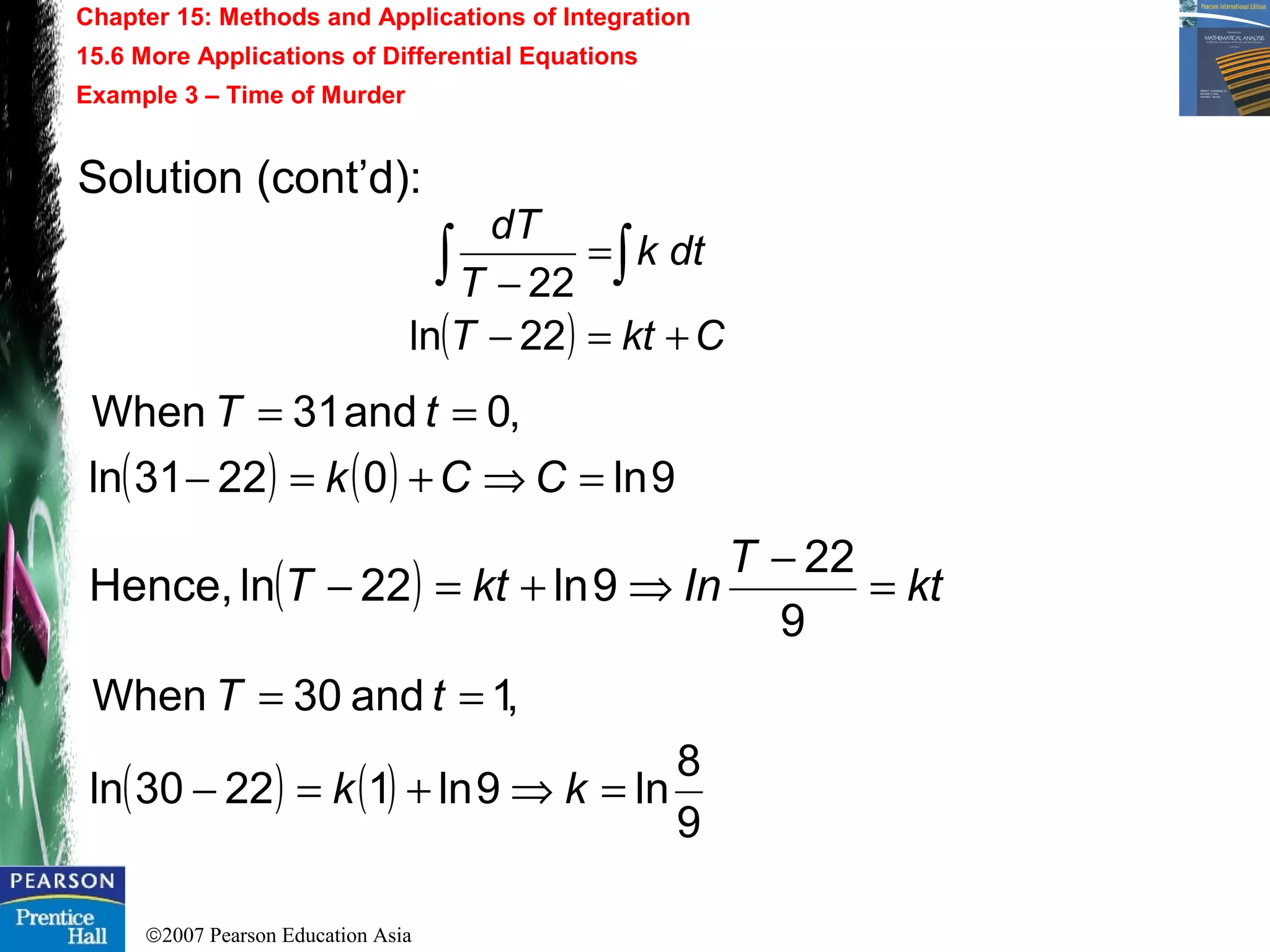Chapter 15 - Methods and Applications of Integration | PPT