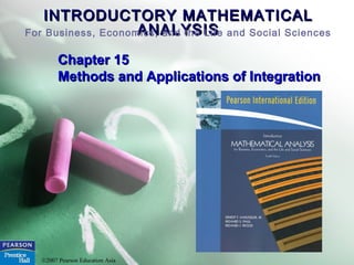 Chapter 15 - Methods and Applications of Integration | PPT