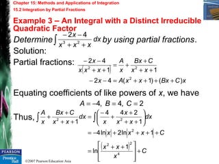 Chapter 15 - Methods and Applications of Integration | PPT