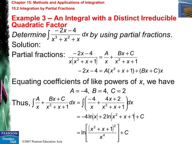 Chapter 15 - Methods and Applications of Integration | PPT