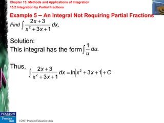 Chapter 15 - Methods and Applications of Integration | PPT
