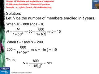 Chapter 15 - Methods and Applications of Integration | PPT
