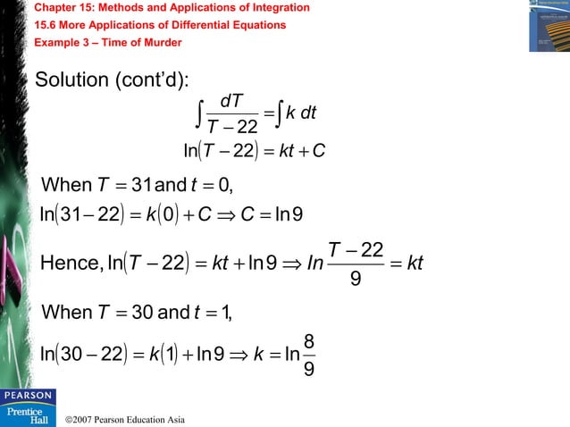 Chapter 15 - Methods and Applications of Integration | PPT