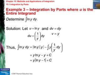 Chapter 15 - Methods and Applications of Integration | PPT