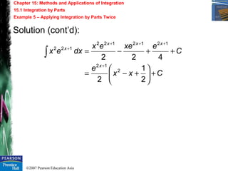 Chapter 15 - Methods and Applications of Integration | PPT