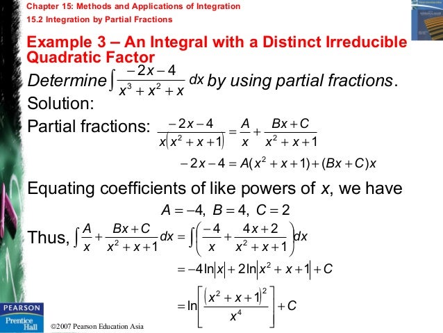 Chapter 15 - Methods and Applications of Integration
