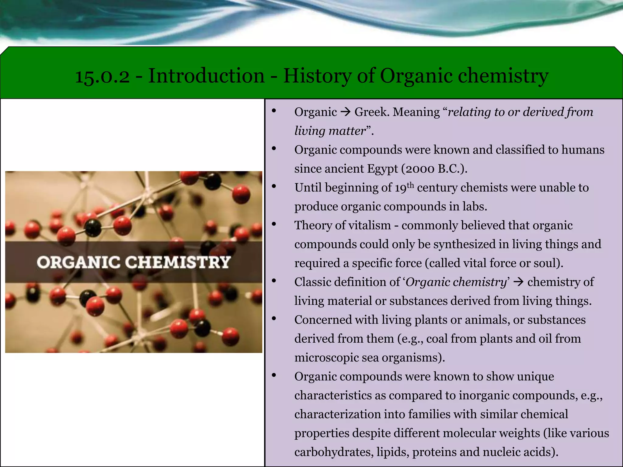 Chapter 15 organic chemistry | PPTX | Chemistry | Science