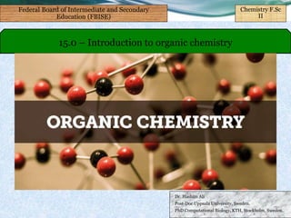 Chapter 15 organic chemistry | PPTX