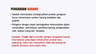 Perdagangan Eceran, Grosir dan Logistik | PDF