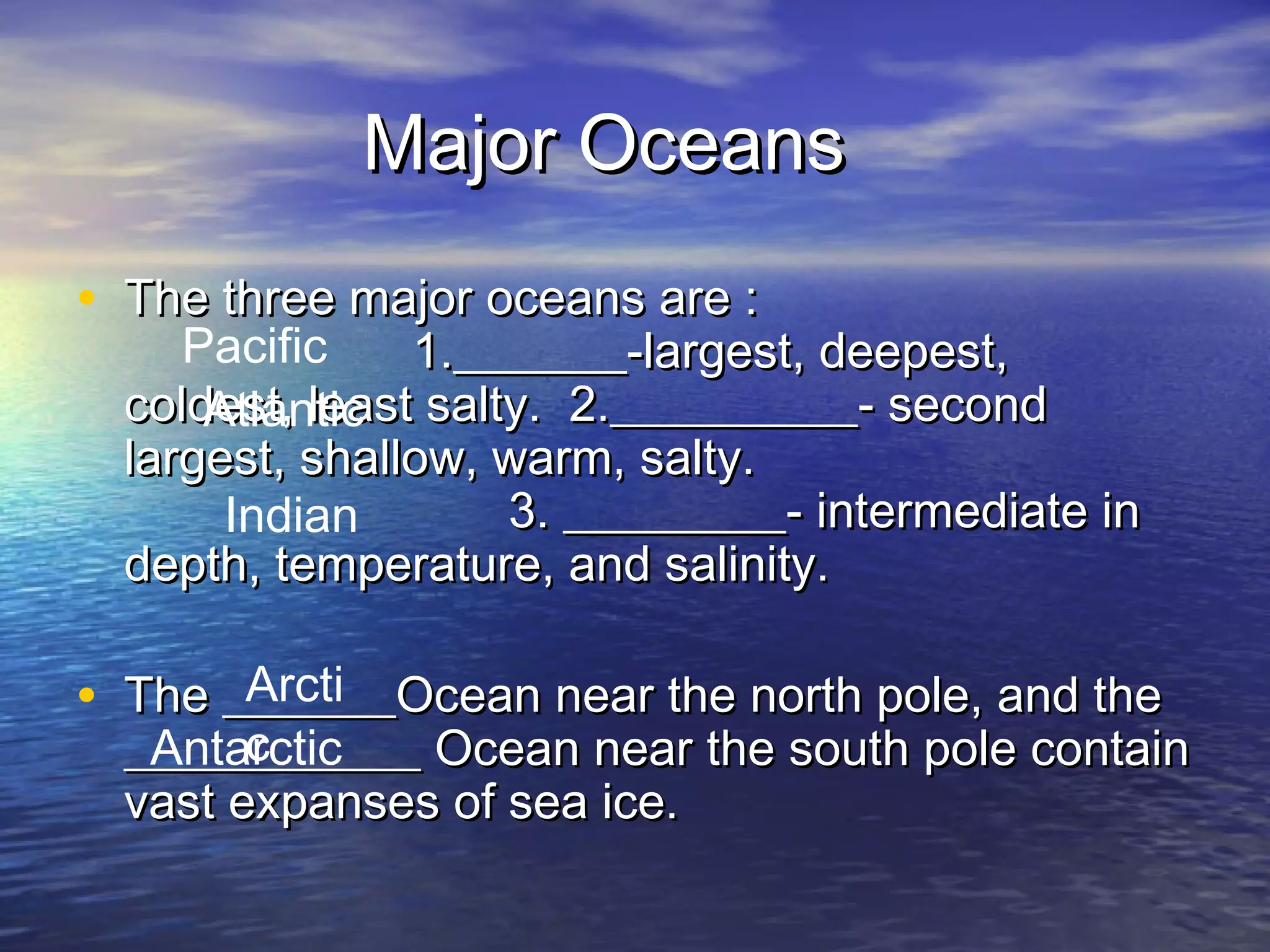 Physical Oceanography | PPT
