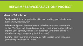 Chapter 15 reform project | PPTX | Secondary Education | Education