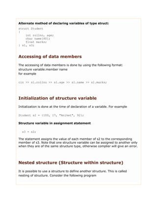 Chapter15 structure | PDF
