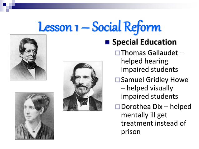 Chapter 15 the spirit of reform | PPTX | Crime & Harmful Acts to ...