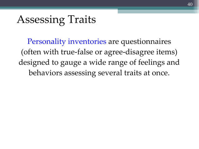 Chapter 15 ap psych- Personality | PPT
