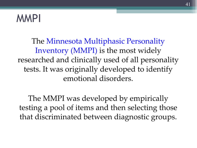 Chapter 15 ap psych- Personality | PPT