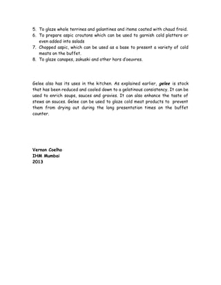 Chapter 15 aspic and gelee | DOC