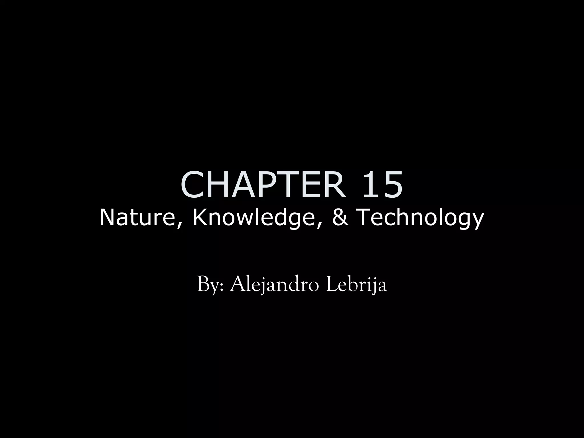 Chapter 15 | PPT