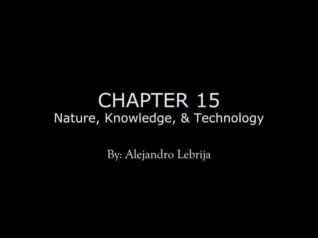 Chapter 15 | PPT