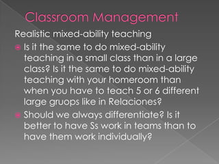 Chapter 15 classroom_management_first_module | PPTX | Secondary ...