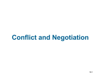 Chapter 15 conflict negotiation | PPT