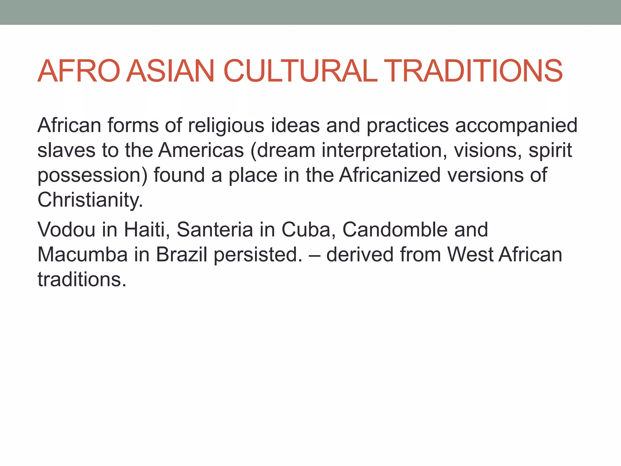 AP WORLD HISTORY: Chapter 15 cultural transformations: Religion and ...