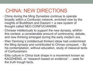 AP WORLD HISTORY: Chapter 15 cultural transformations: Religion and ...