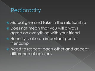 Chapter 15 friendships | PPTX