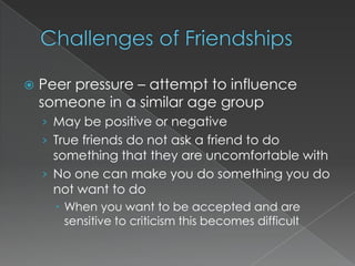 Chapter 15 friendships | PPT