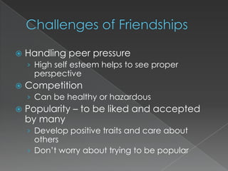 Chapter 15 friendships | PPT