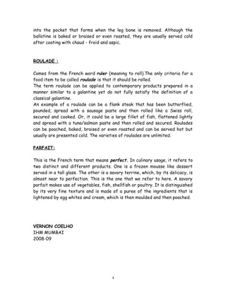 Chapter 15 galantine, ballotine, roulade and parfait | DOC