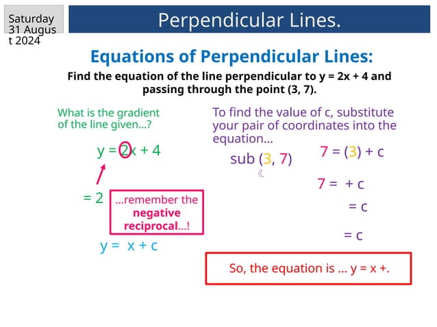 IGCSE Math Chapter 15 Gradient of two points | PPTX