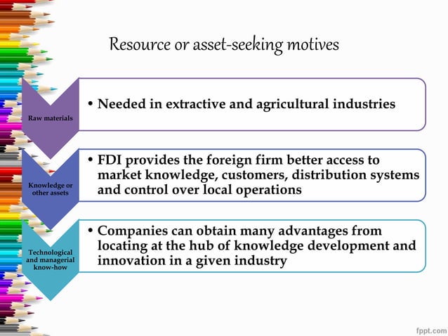 international investment and collaborative ventures (fdi) | PPTX ...