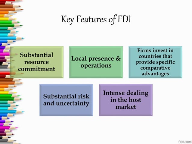 international investment and collaborative ventures (fdi) | PPTX ...