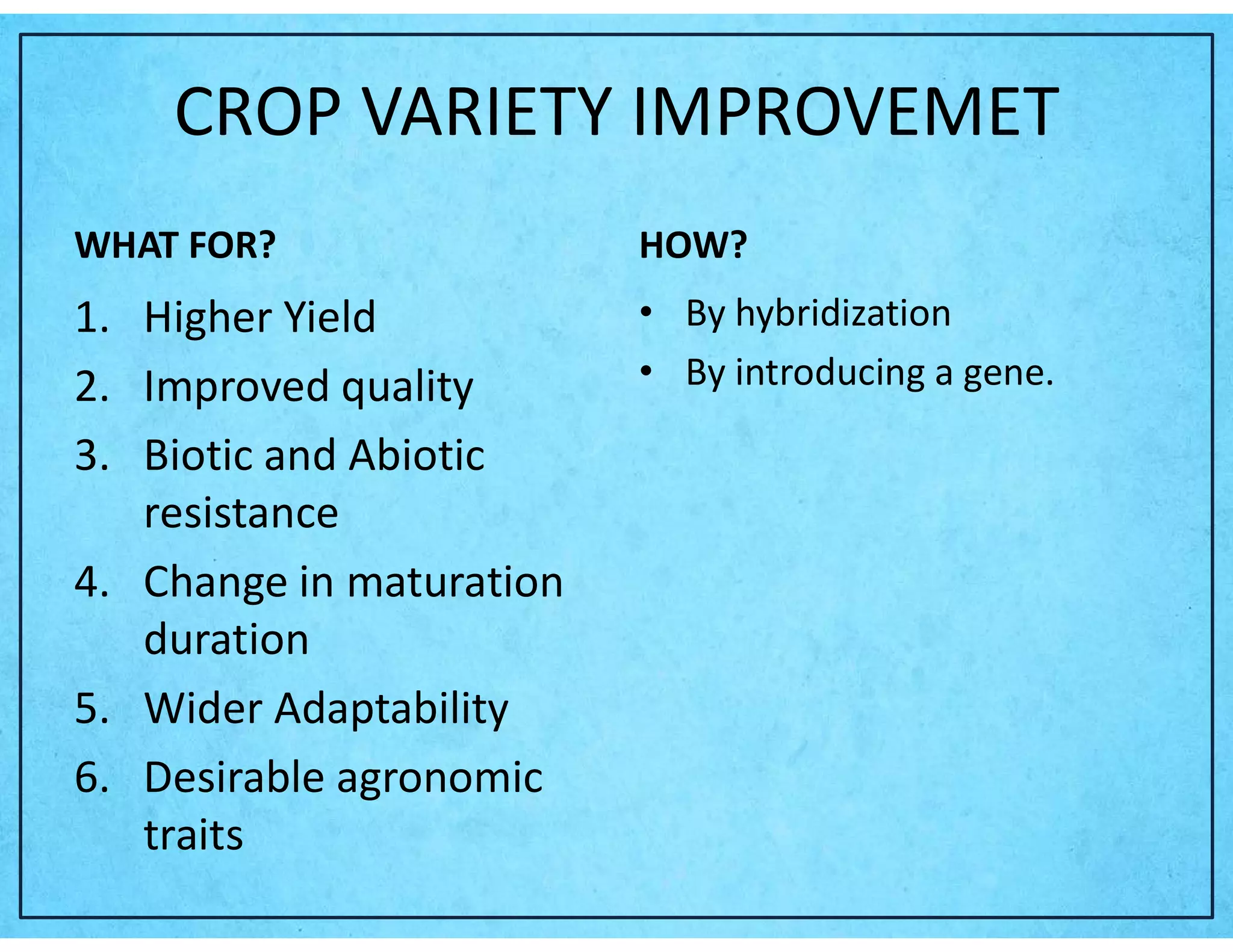 CLASS 9 Chapter 15 improvement in food resources | PDF