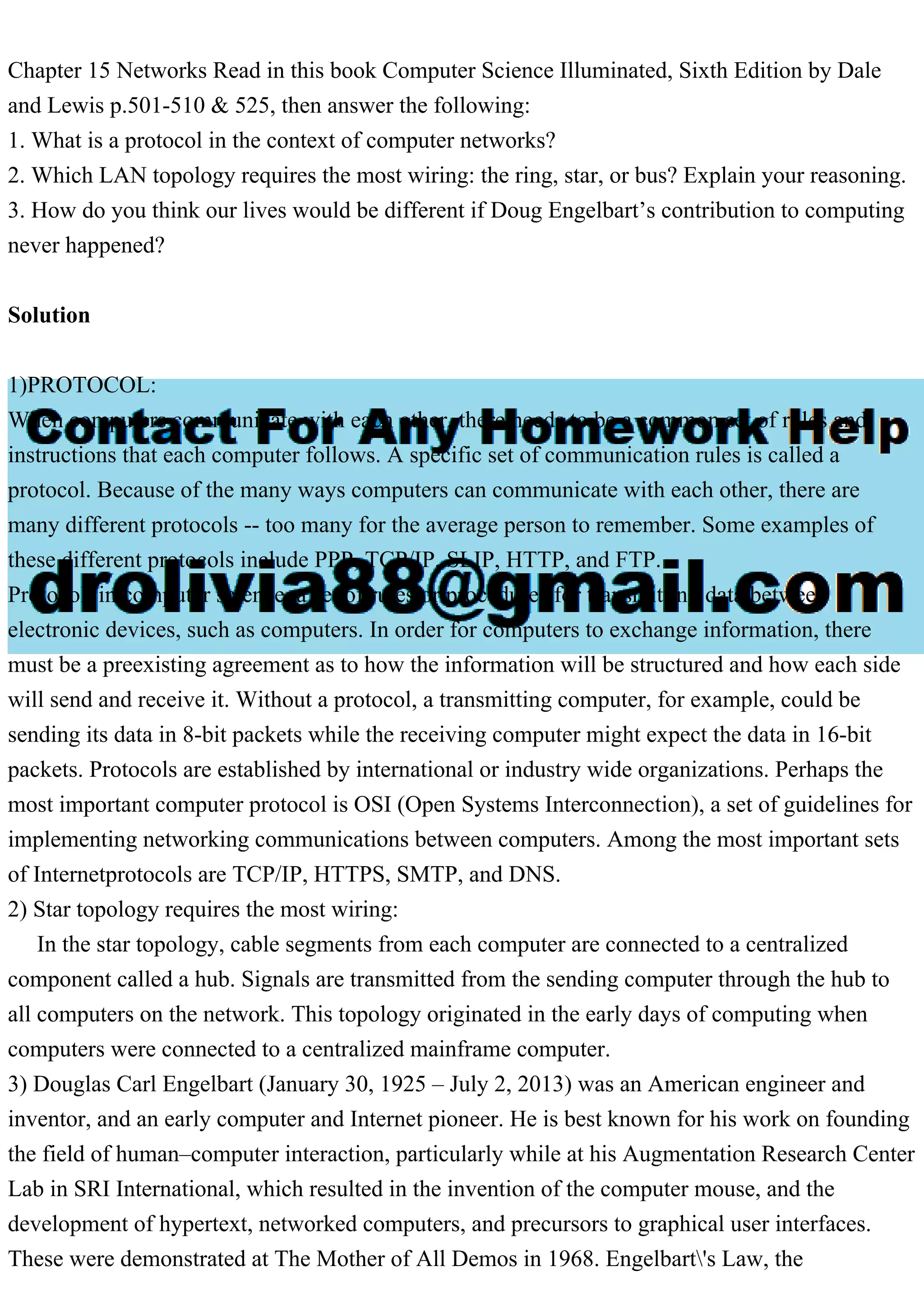 Chapter 15 Networks Read in this book Computer Science Illuminated, .pdf