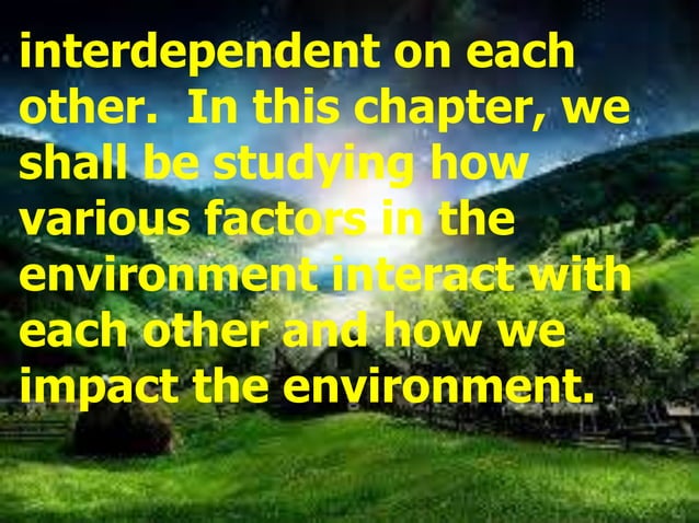 Chapter 15 our environment | PPTX