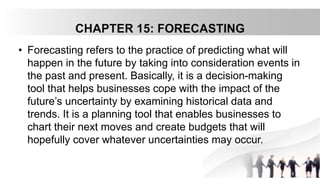 Chapter15 Forecasting | PPTX