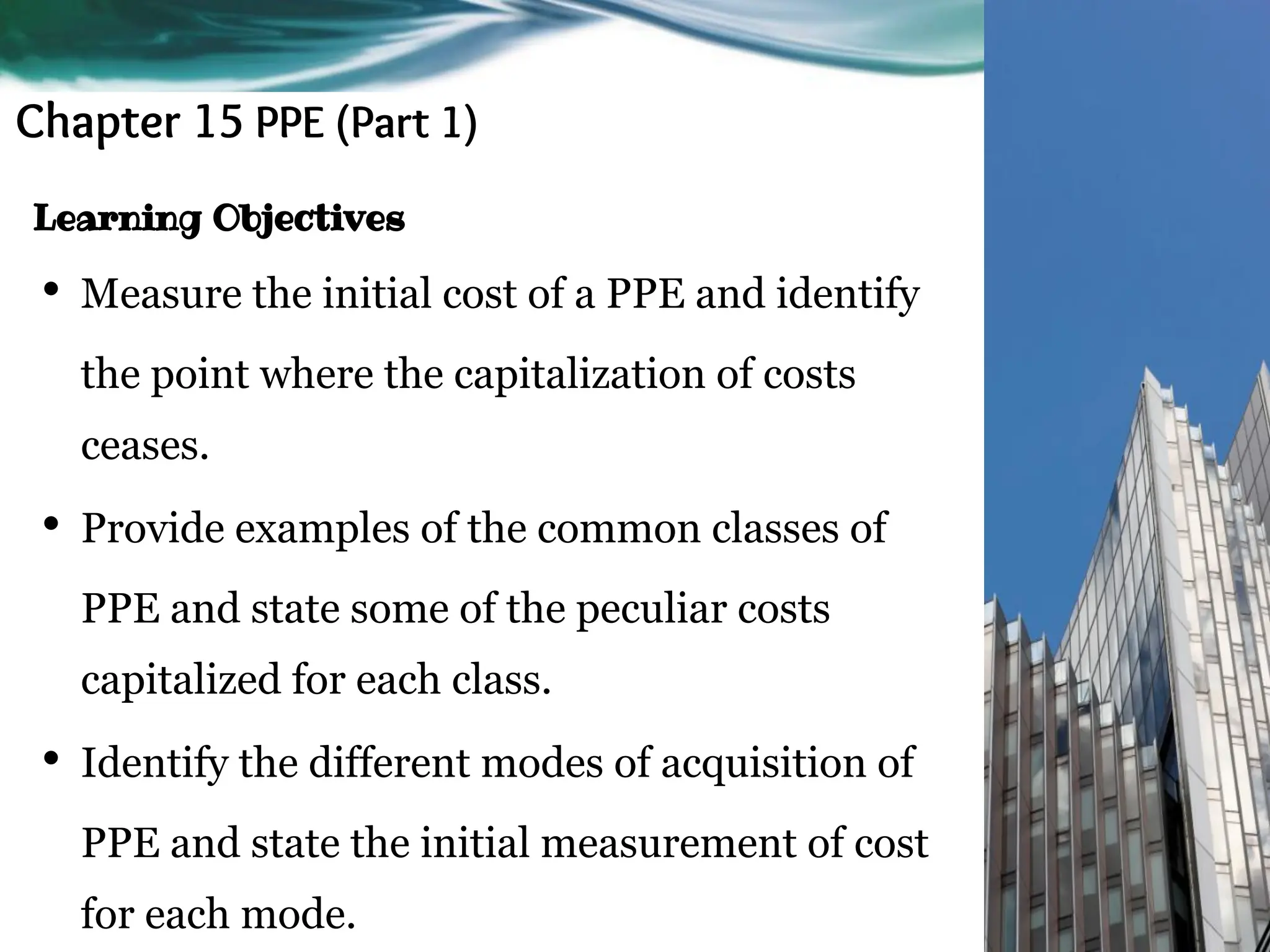INTERMEDIATE ACCOUNTING MILAN - CHAPTER 15 PPE | PDF