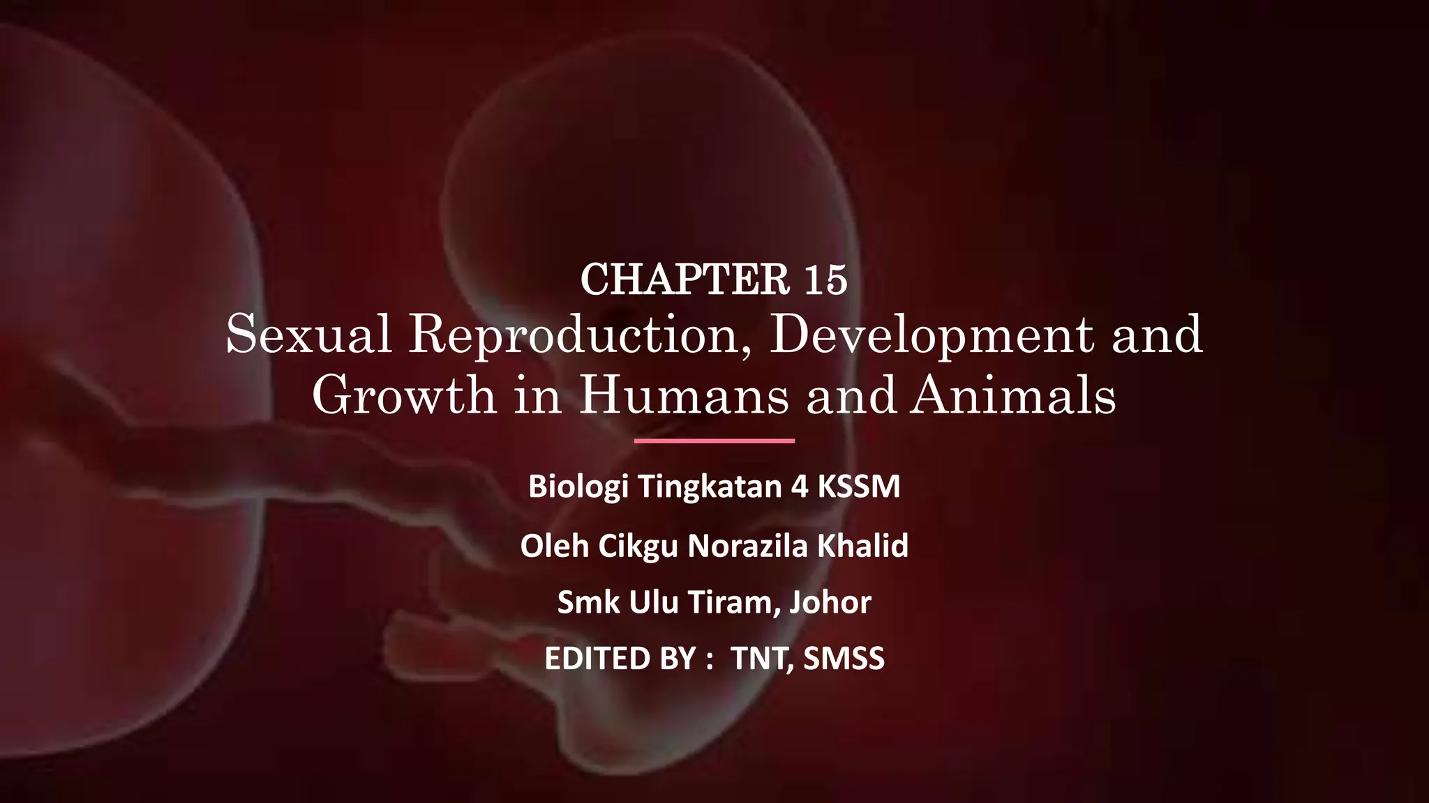 CHAPTER15 REPRODUCTION BIOLOGY FORM 4.pptx | Infertility | Reproductive ...