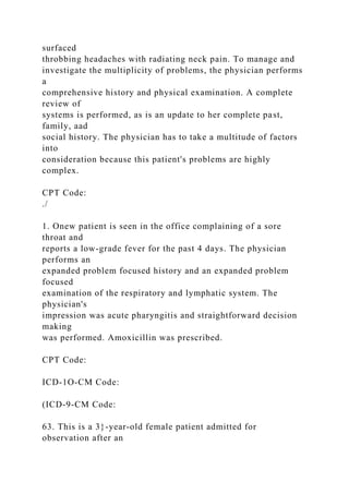 CHAPTER 15 r Evaiuation and Management (EM) Services,fA,.docx