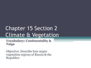 Chapter 15 russian geography | PPT