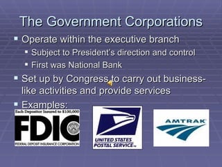 Chapter 15 section 4 (independent agencies) | PPT