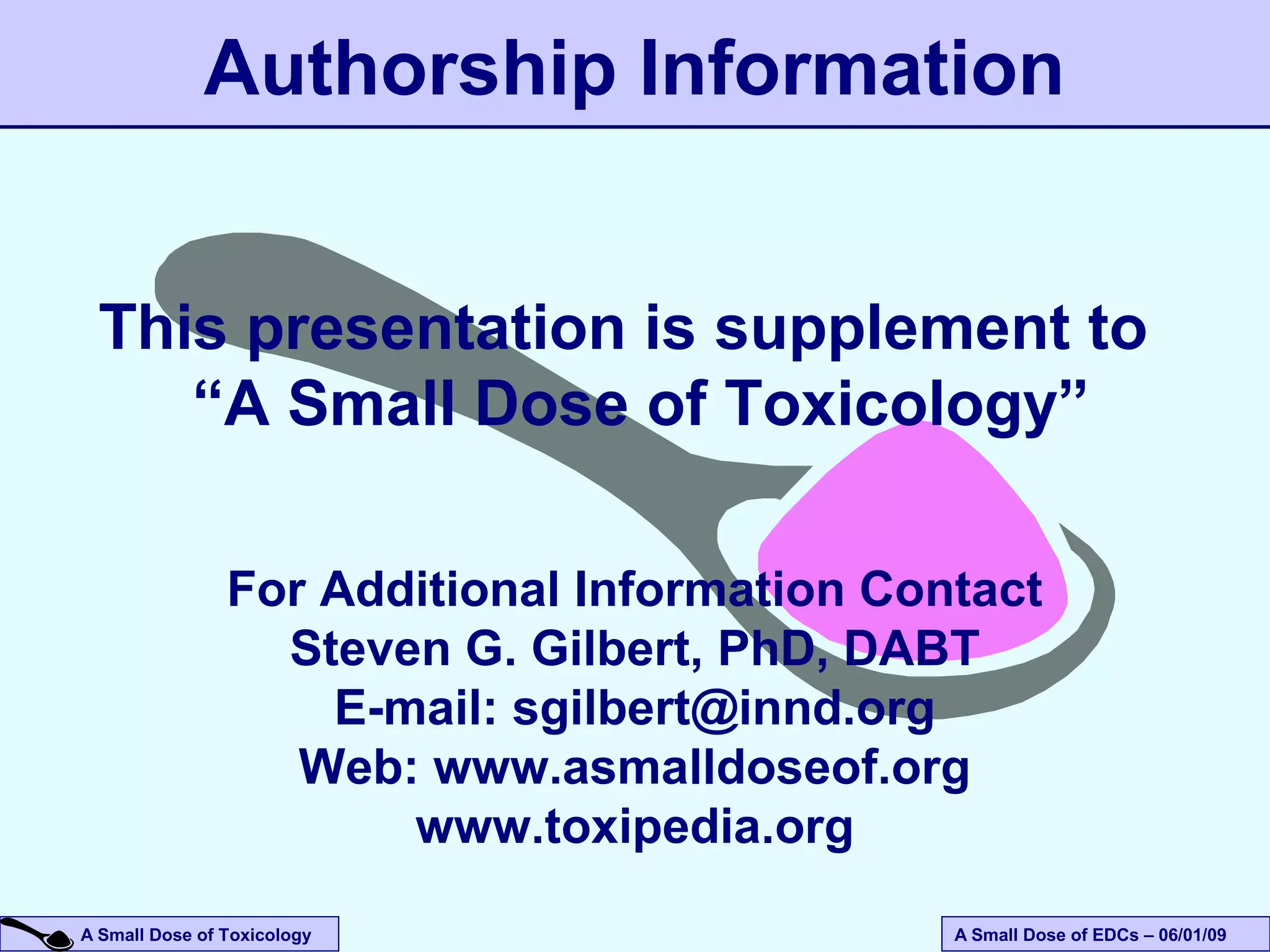 Endocrine Disruptors by @toxipedia | PPT