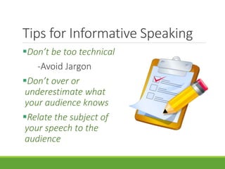 chapter15 Speaking to Inform lesson of public speaking | PPT